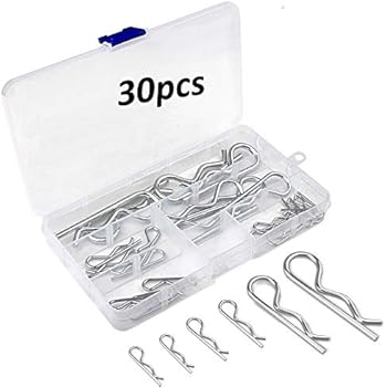 Amazon.com: 32 Pcs Hair Pin Cotter Pin Hitch Pin Clip Assortment Kit ...