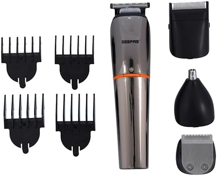 Geepas Geepas 9 In 1 Hair Trimmer 600Mah Battery Portable Cordless Hair ...