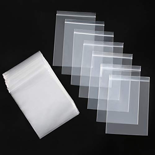 GuatemalaDigital.com: 100Pcs Small Clear Reclosable Zip Plastic Poly ...