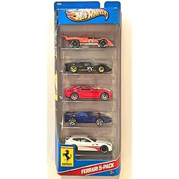 Amazon.com: Hot Wheels Ferrari 5 Pack: Toys & Games