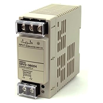 Amazon.com: OMRON S8VS-06024 Switch Mode Power Supply (60W)(Covered type)(Screw terminal)(DIN ...