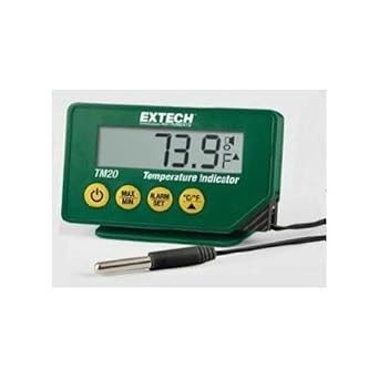 Extech TM20 Extech TM20 Waterproof Thermometer; 3/4" SS Probe, 9.2 ...