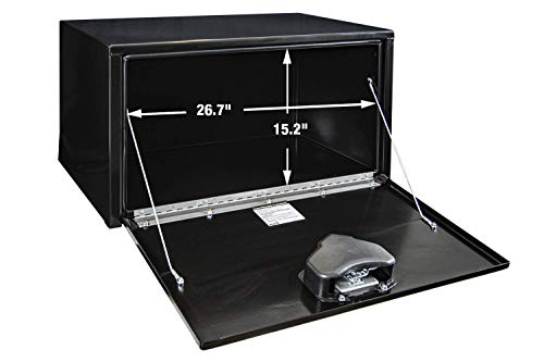 Buyers Products - 1702300 Black Steel Underbody Truck Box w/ T-Handle ...