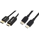 Amazon.com: Amazon Basics Uni-Directional DisplayPort to HDMI Display Cable 4K@60Hz - 3 Feet ...