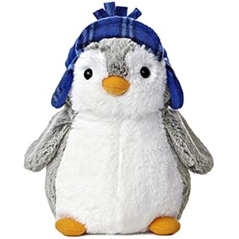 Amazon.com: Aurora World Destination Nation Gray Penguin Plush, 12 ...