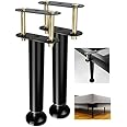 Amazon.com: Adjustable Bed Frame Support Legs,Metal Bed Center Slat ...