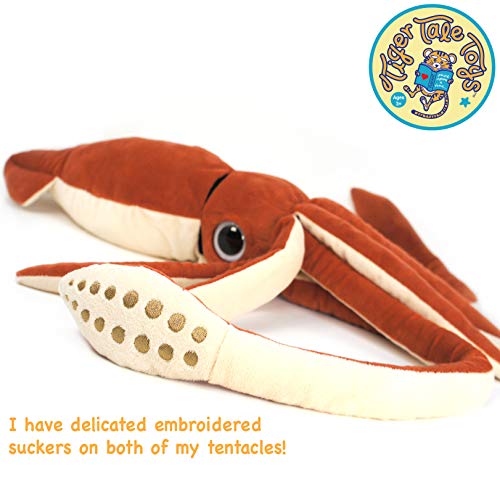 VIAHART Shubert The Squid - 35 inch Large Stuffed Animal Squid - by ...