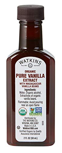 Watkins Organic Pure Vanilla Extract, with Madagascar Vanilla Beans ...