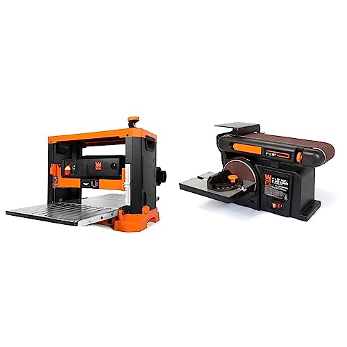 WEN Thickness Planer, Two Speed, 13-Inch Spiral Blade, Benchtop (PL1337 ...