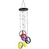 Amazon.com: PEACE Sign Wind Chime or Window Hanger : Patio, Lawn & Garden