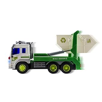 Remote Control Garbage Sanitation RC Truck 1:16 Four Channel Full ...