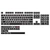 IDOBAO Black Sakura Keycaps Japanese DSA PBT Dye-Sublimation Keycaps ...