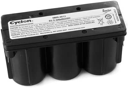 Enersys Cyclon 6V 5Ah Sealed Lead Rechargeable Battery 0809-0012-2YR ...