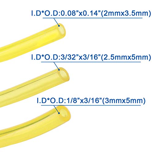 6 Feet 3 Sizes Fuel Line Hose for Husqvarna Weedeater Zama Poulan ...