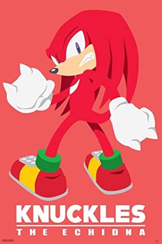 Pyramid America Sonic The Hedgehog Knuckles Video Game Gaming Laminated ...