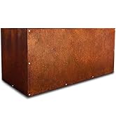 Amazon.com : DIY CARTEL Corten Steel Rectangular Planter Box | Modern ...