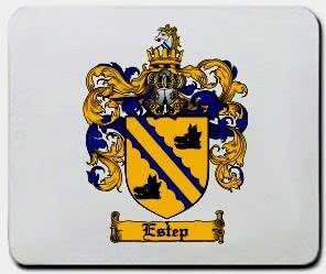 Amazon.com: Estep Family Shield / Coat of Arms Mouse Pad : Office Products