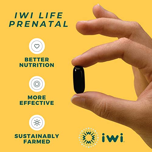 Iwi Life Prenatal Multivitamin with DHA, EPA, Omega Fatty Acids, Folate ...