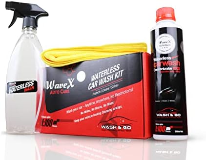 Wavex® Waterless Wash and Wax Car Shampoo Concentrate 350ml 100 TIMES ...