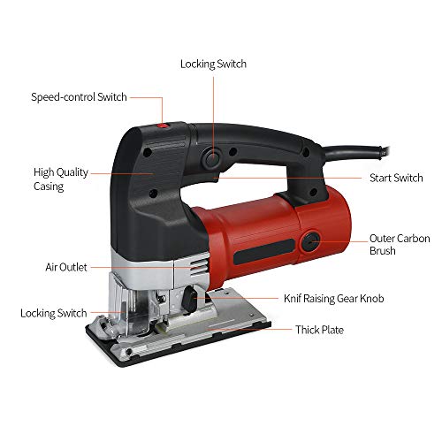 Curve Jig Saw Handheld Skill Saw Electric Power Tools Scroll Saw for ...