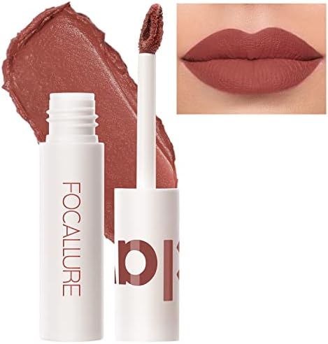 FOCALLURE Velvet Matte Liquid Lipstick, Satin-Finish Full Coverage Lip ...