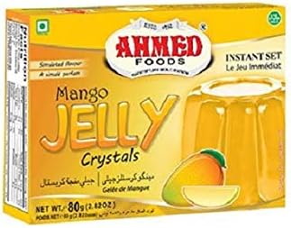 Ahmed Food Jelly Crystal Creme Vegetarian Halal Flavour Mango 80g price ...