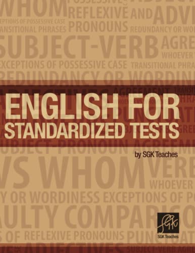English for Standardized Tests by SGKTeaches: Siravuri, Srinivas Sastri ...