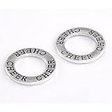 Amazon.com: Cheer 30 Pc Charm Pendant, School Spirit & Cheerleading ...