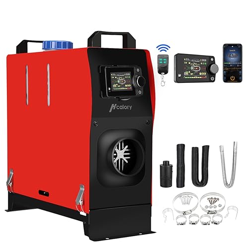 HCALORY 12V 24V 8KW Diesel Air Heater with Bluetooth APP Control ...