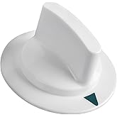 Amazon.com: [New Upgraded] 2 Pack WE1M652 Dryer Timer Knob White Replacement Part D Shaped Shaft ...