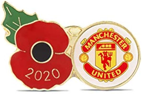 The Royal British Legion Manchester United Poppy Football Pin 2020 ...