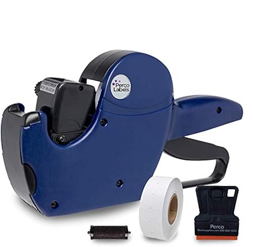 Perco Pro 1 Line Date Gun, 8 Digit 1 Line Date Label Gun Preloaded with ...