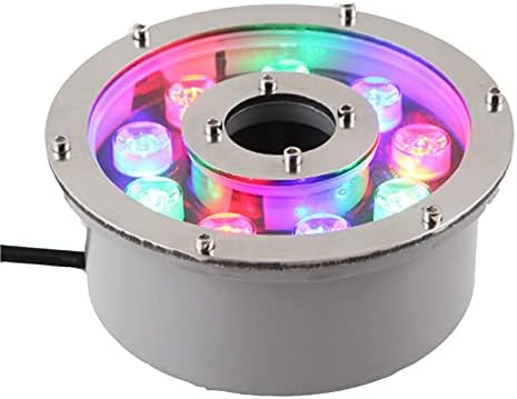 LED ring fountain light IP68 waterproof intermediate water 24V colorful ...