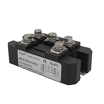 Taiss / 100A 1600V 5 Terminals 3 Phase Diode Module Bridge Rectifier ...