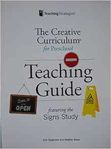 Creative Curriculum for Preschool: Teaching Guide featuring the Signs ...
