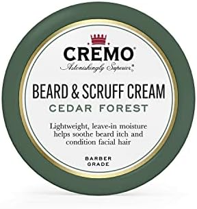 Cremo Beard & Scruff Cream, Cedar Forest, 4 oz - Soothe Beard Itch ...