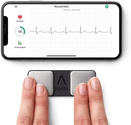 KardiaMobile 1-Lead Personal ECG Heart Rate Monitor - Record ECGs at ...