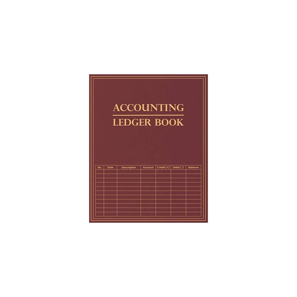 Buy Accounting Ledger Book: Elegant Bookkeeping Record Book/ Ledger ...