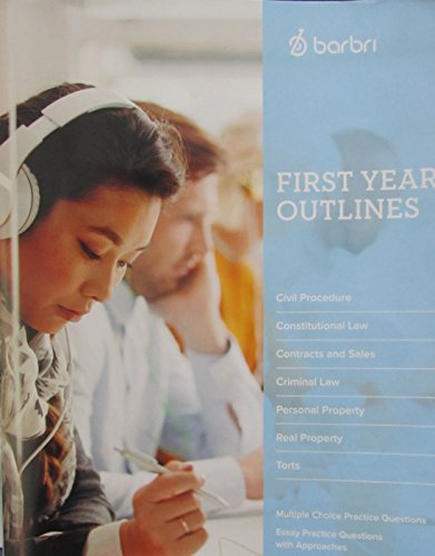 Barbri First Year Outlines: Amazon.com: Books