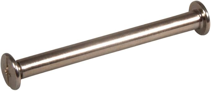 Rayher 25169606 Metallstift mit Schraube, Silber, 5,2cm, SB-Btl 4Stück ...
