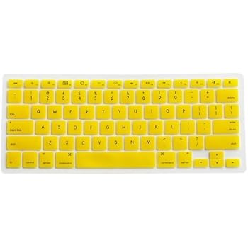 Amazon.com: Yellow Silicone Keyboard Cover Skin for Macbook Pro 13-inch ...