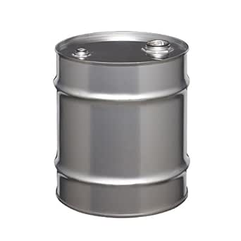 10 Gallon Stainless Steel Drums, Tight Head: Amazon.com: Industrial ...