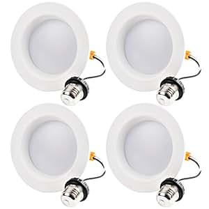 Hykolity 6 Inch LED Can Lights, 15W (120W Replacement), Retrofit LED ...