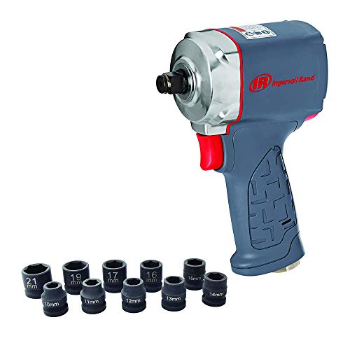 Ingersoll Rand 1/2" Ultra-Compact Impact Wrench Kit with Sockets in ...