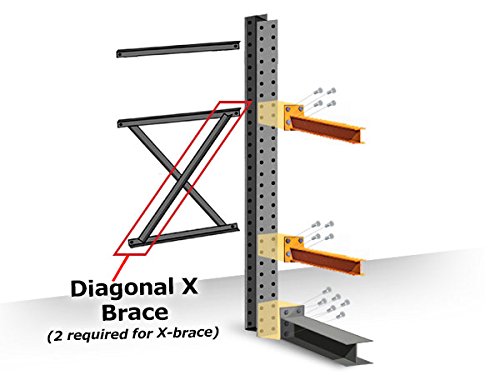 Material Handling Products 48C x 60H Heavy Duty Diagonal X-Brace ...