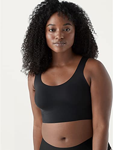 True & Co. Women's True Body Lift Scoop Neck Bra, Black, XS (30DD-DDD ...