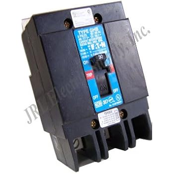 GHB3060 CUTLER HAMMER WESTINGHOUSE 60 AMP 3 POLE CIRCUIT BREAKER 277/480VAC 60A 3P GHB EATON ...