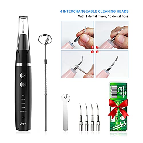Plaque Remover for Teeth, Ultrasonic Tooth Cleaner Tartar Remover ...