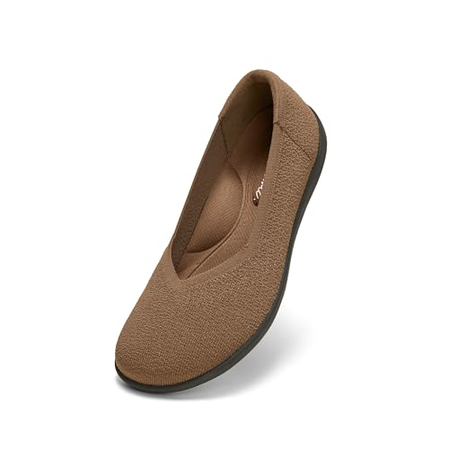 Arromic Wide Toe Box Flat Shoes Women Slip on Wide Width Flats ...