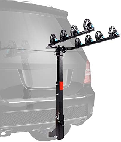 XCAR 4-Bike Bicycle Carrier Racks Hitch Mount Double Foldable Rack for ...